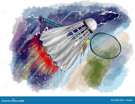 Badminton Championship Stock Illustration Illustration Of Active