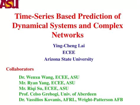 ppt time series based prediction of dynamical systems and complex