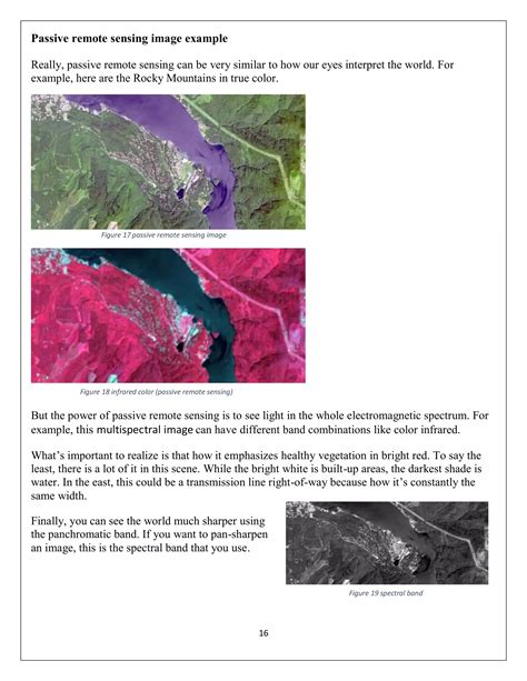 Passive And Active Remote Sensing Systems Characteristics And Operations PDF Geography