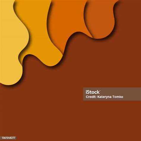 골판지 다층 3d 텍스처 배경 웹 사이트 템플릿에 대한 추상 지형 개념 디자인 또는 흐르는 유체 그림 매끄러운 종이 접기 종이 아트 모양 컷 Eps 10 3차원 형태에 대한