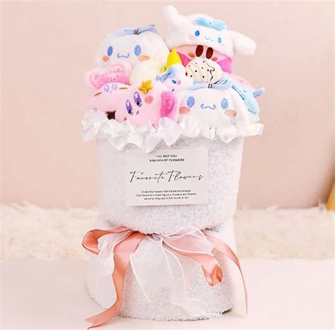 Kuromi Cinnamoroll Hello Kitty Kirby Bouquet Hobbies And Toys