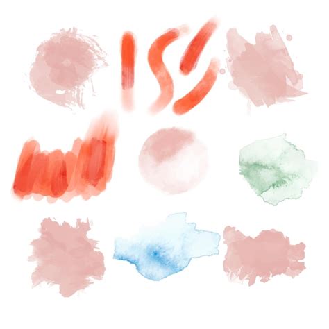 Premium Vector Beautiful Black Watercolor Splash Brushes Set Of Black