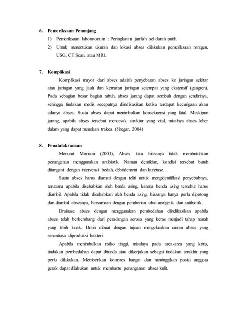 Laporan Pendahuluan Askep Abses