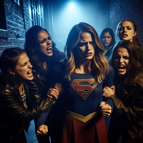 Supergirl Grabbed By Gang By Hoffman666 On Deviantart