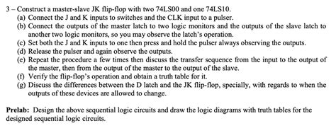 Solved Texts Design The Above Sequential Logic Circuits And Draw The Logic Diagrams With Truth