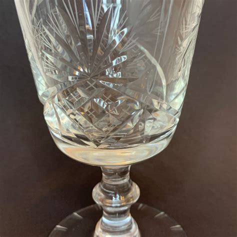Pinwheel Crystal Glasses Etsy Canada