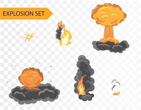 premium vector explode animation effect