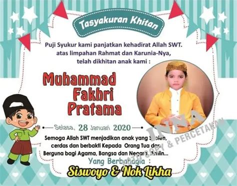Background Kartu Ucapan Khitanan 53 Koleksi Gambar