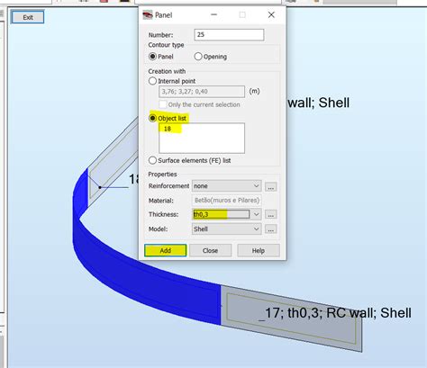 将模型从revit导出到robot Structural Analysis后，曲线墙无法识别为嵌板