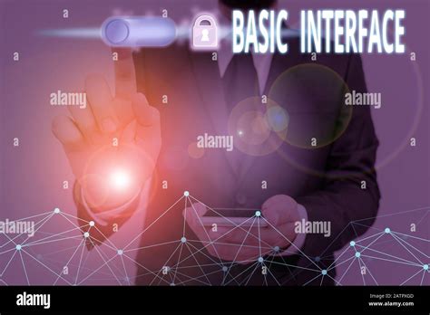 text sign showing basic interface business photo text boundary across which two independent