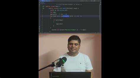 Find Maximum Number In Array Largest Number In Array Java