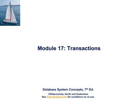 Ch17transaction Management In Database Management System Pptx