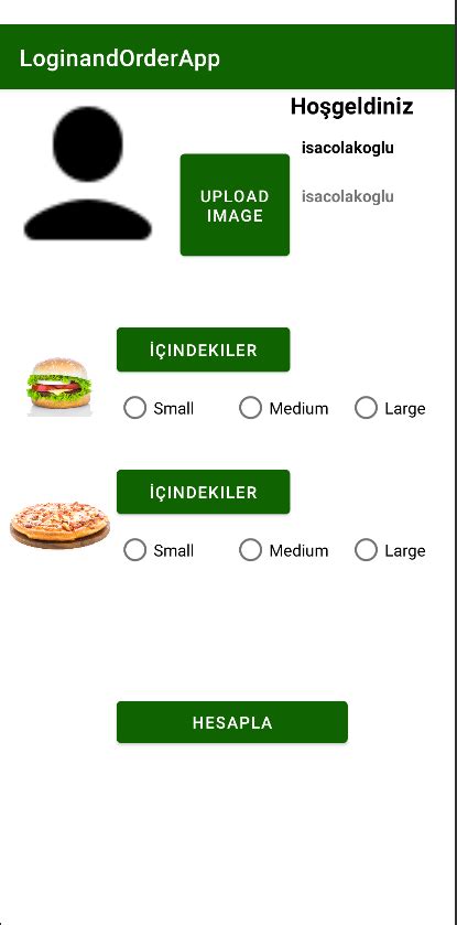 GitHub Isacolakoglu LoginandOrderApp