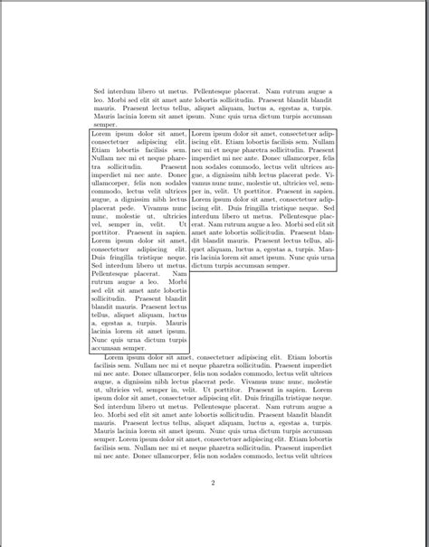 The Width Of Two Minipages Side By Side Greater Than Textwidth Tex