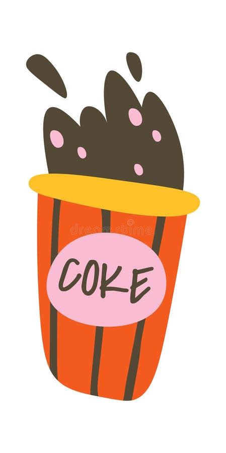 Coke Tasty Drink Stock Vector Illustration Of Bottle 272594298