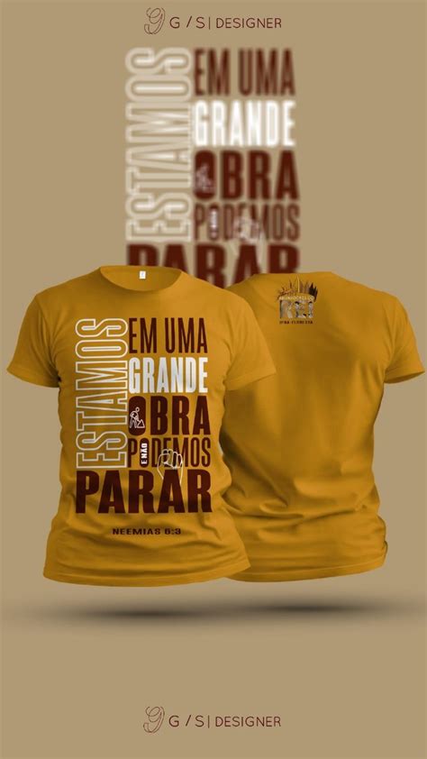 ESTAMOS EM UMA GRANDE OBRA E NAO PODEMOS PARAR In God Clothes Clothes God