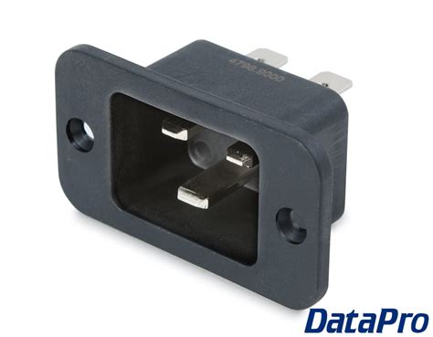 Panel Mount C20 Connector Solder On Datapro