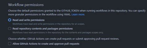 Github Actionsを実行失敗し、｢permission To ~ Denied｣とログが出ている · Issue 7