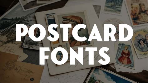 Greetings From Postcard Font