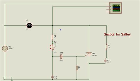 Triac Why Is This Light Dimming Configuration Flickering Why Is It Not Stable Electrical