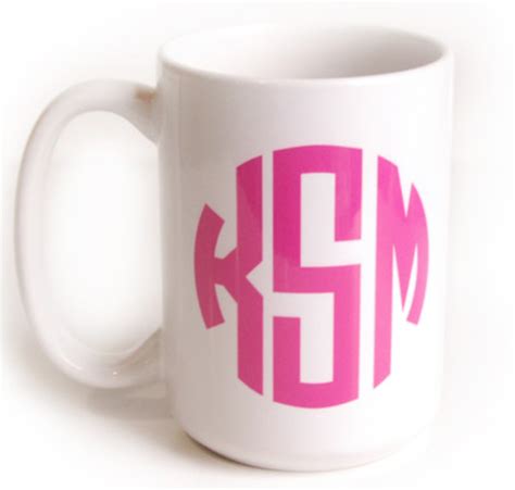 Monogram Coffee Mug Frill Clothing