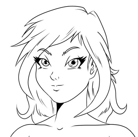 Random Girl Sketch By Darkshadow777 Hentai Foundry