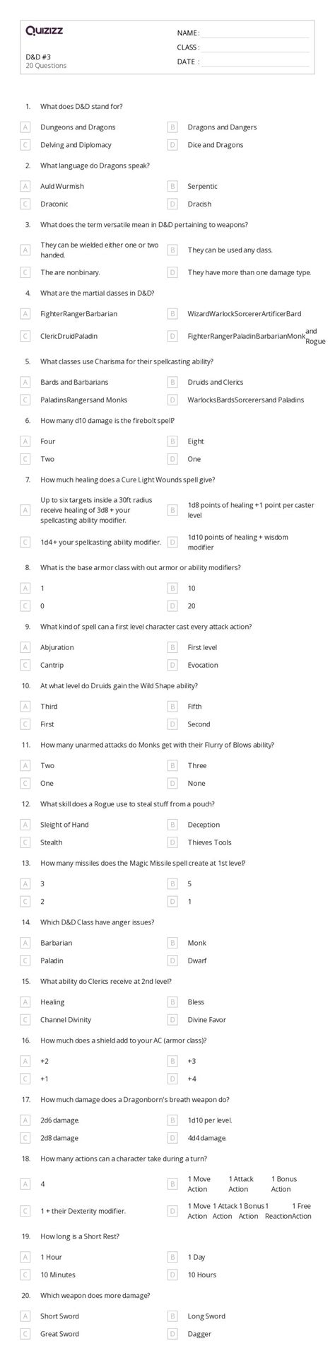 50 Misplaced And Dangling Modifiers Worksheets On Quizizz Free