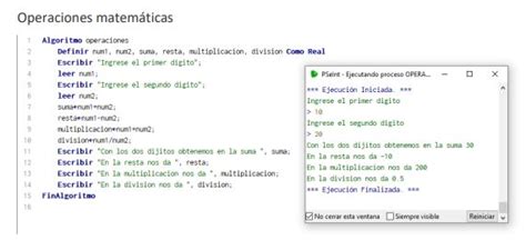 EJEMPLOS DE ALGORITMOS PSEUDOCÓDIGO EN CLASES