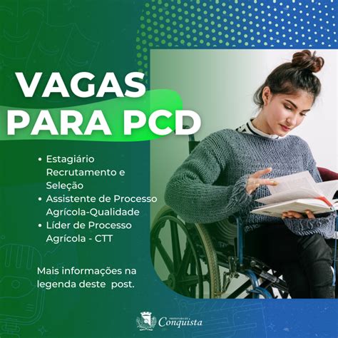 Vagas Para Pcd Prefeitura Municipal De Conquista Mg