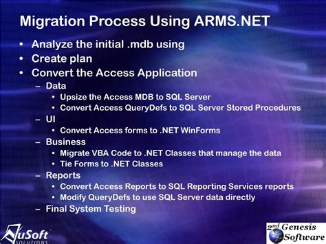 Ppt Migrating Access Applications To Net And Sql Server Powerpoint