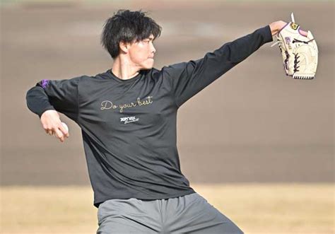 阪神・湯浅京己、関西では年内最後の練習 2024年1月に単独渡米で自主トレ サンスポ