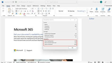 Get A Readability Score In Microsoft Word Risksoft