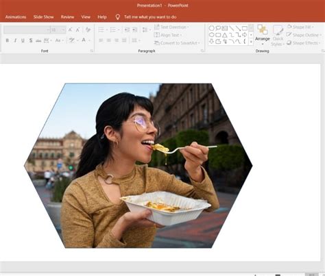 Powerpoint Mask Image With Custom Shape Retouching Labs