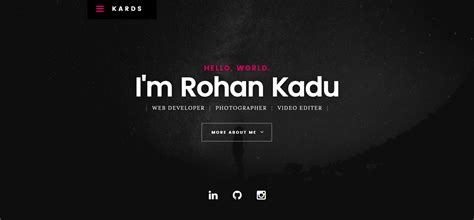 Github Rohan Kadu Portfolio