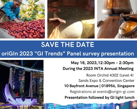 18 05 2023 Save The Date Origin 2023 “gi Trends” Panel Survey