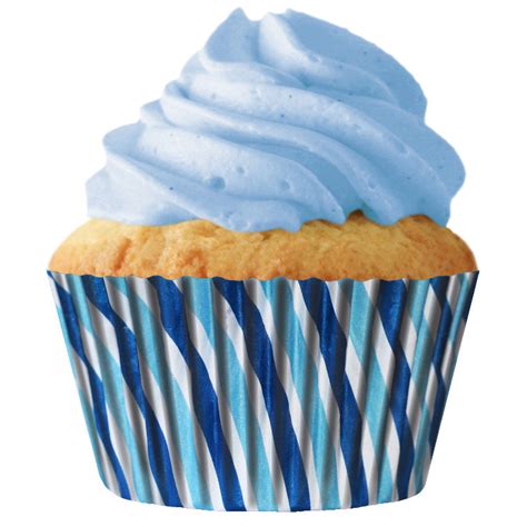 Blue Swirl Standard Cupcake Baking Cup Liners 32 Count By Cupcake