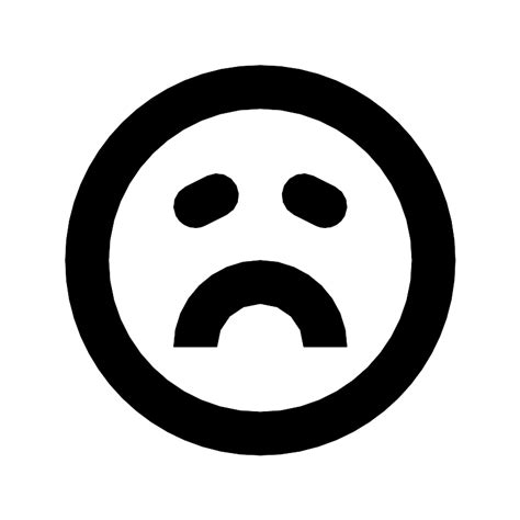 Smiley Negative Vector SVG Icon SVG Repo