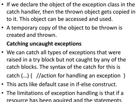 Exception Handling Ppt Download
