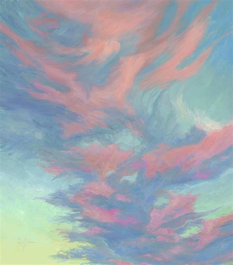 Detail Setting Sun Painting By Lucie Bilodeau Pixels