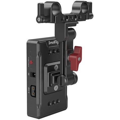 SmallRig V-Mount Battery Adapter Plate with Dual-Rod Clamp 3499
