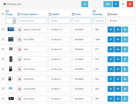 OpenCart Quick Add Edit Multiple Products