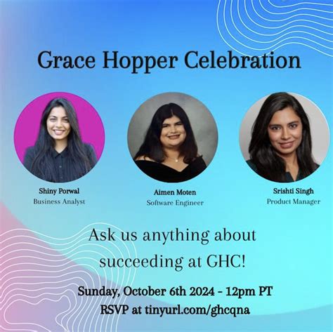 Srishti Singh On Linkedin Ghc2024 Gracehoppercelebration