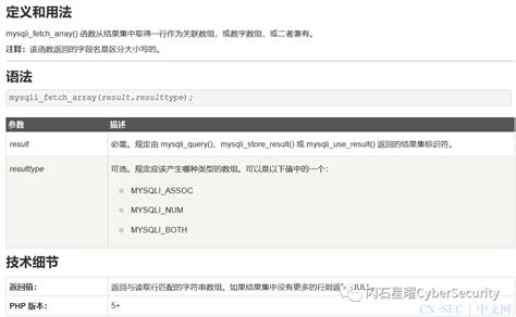 PHP代码审计系列基础文章一之SQL注入漏洞篇 CN SEC 中文网