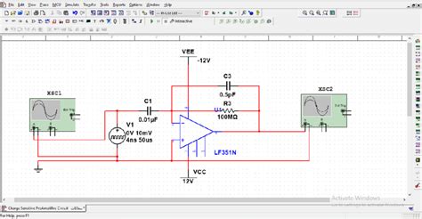 Circuit Diagram Of Charge Sensitive Preamplifier Along With Pulsed