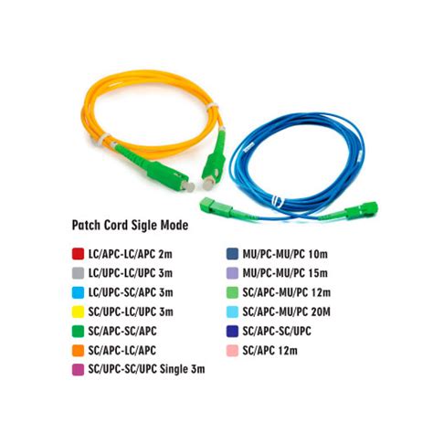 Patch Cord Single Mode LGE Telecom Distribuidora