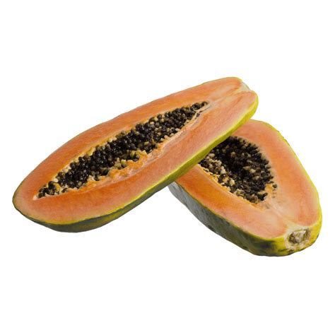 Halved Papaya Models Poliigon