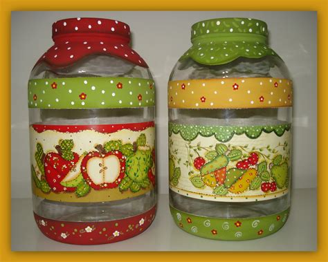 Pintura E Decoupage Em Vidro Wine Bottle Decor Wine Bottle Crafts Jar
