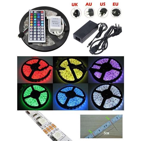 Jual Lampu LED Strip RGB Light Flexible Waterproof SMD 5050 5M With Remote Shopee Indonesia