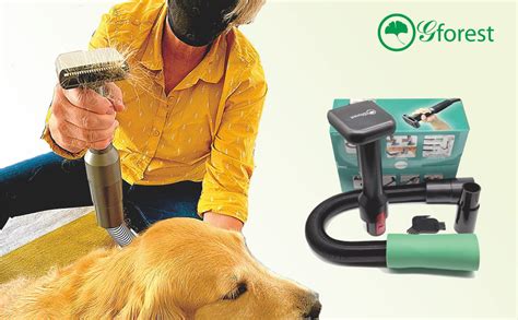 Gforest Pet Vacuum Grooming Brush Hair Comb Shedding