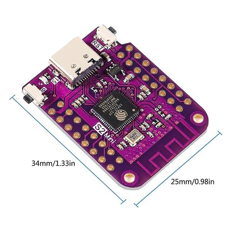 Pcs Esp S Mini V Wifi Iot Board Based Esp S Fn R Esp S Mb Flash Mb Psram